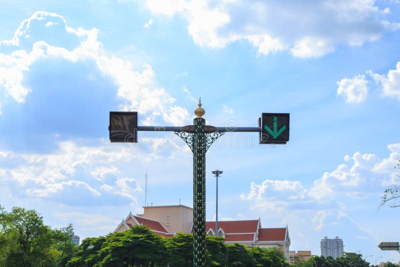 Traffic lights stock photo. Image of empty, background - 58641648