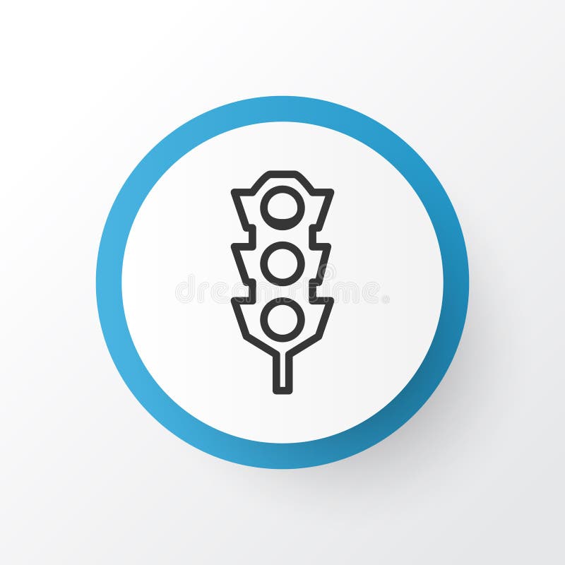 Traffic Lights Icon Symbol. Premium Quality Isolated Stoplight Element ...