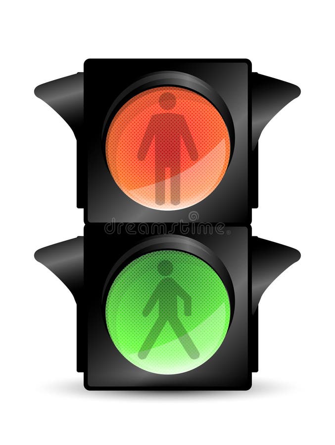 Traffic lights stock vector. Illustration of crossroads - 33144829