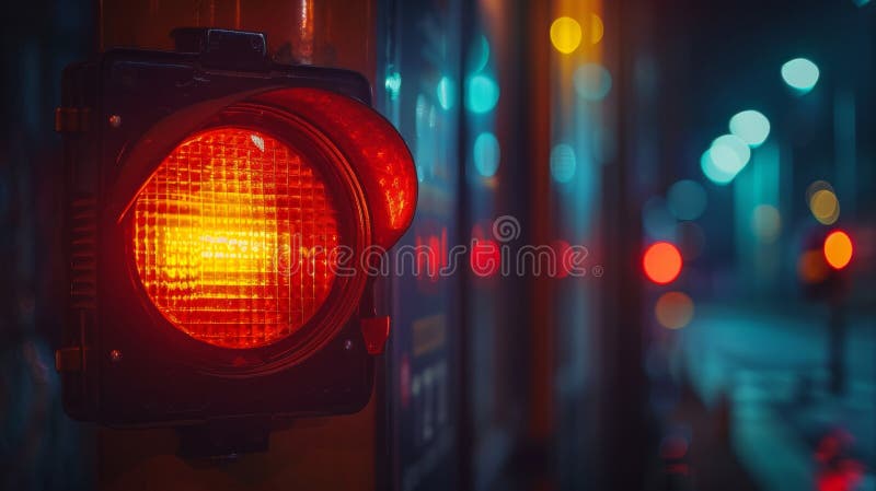 Traffic Lights Over Urban Intersection. Yellow Light Stock Photo ... Traffic Lights Over Urban Intersection. Yellow Light Stock Photo ...