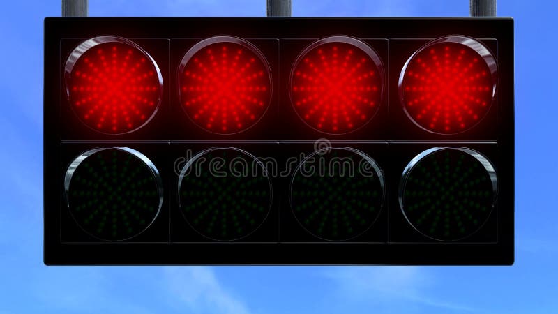 Traffic lights for racing stock video. Video of environment - 92092585