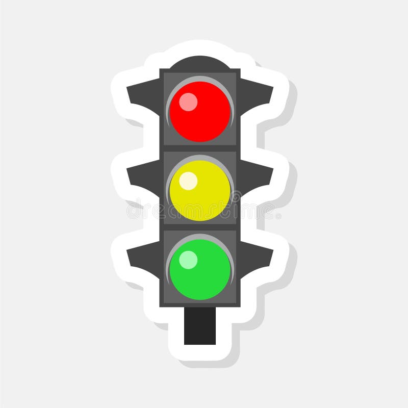 Highway sticker set stock vector. Illustration of design - 121811842