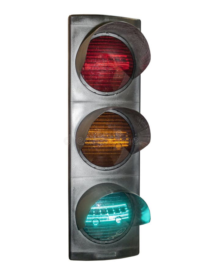 Traffic Lights for Traffic Regulation on Highways Stock Photo - Image ...