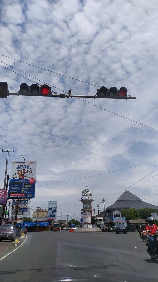 Traffic Lights of the Road on Indonesia Editorial Stock Image - Image ...