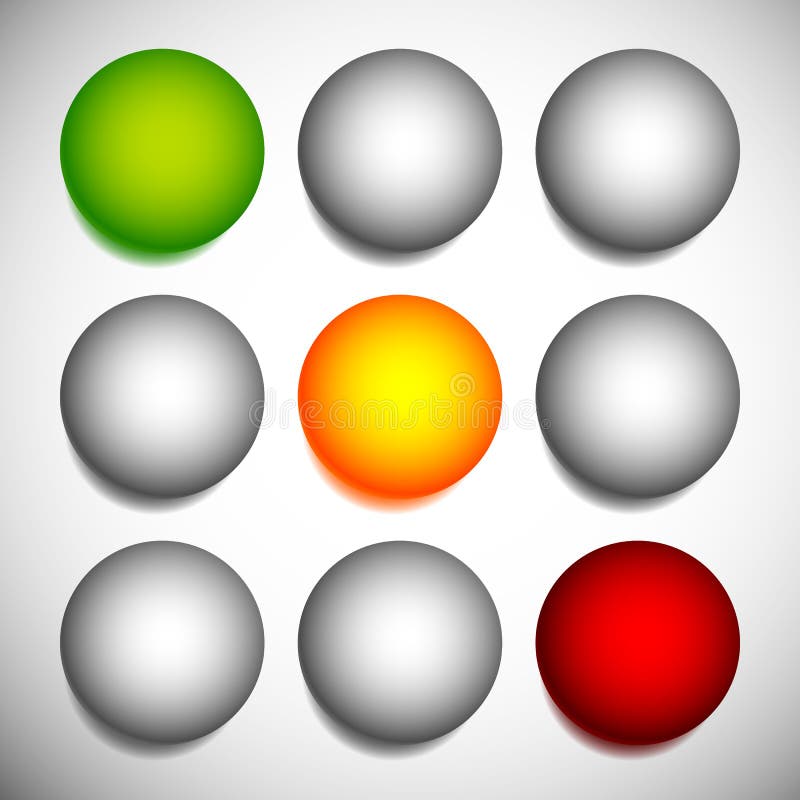 Traffic Lights, Traffic Lamps, Semaphore in Sequence Isolated on Stock ...