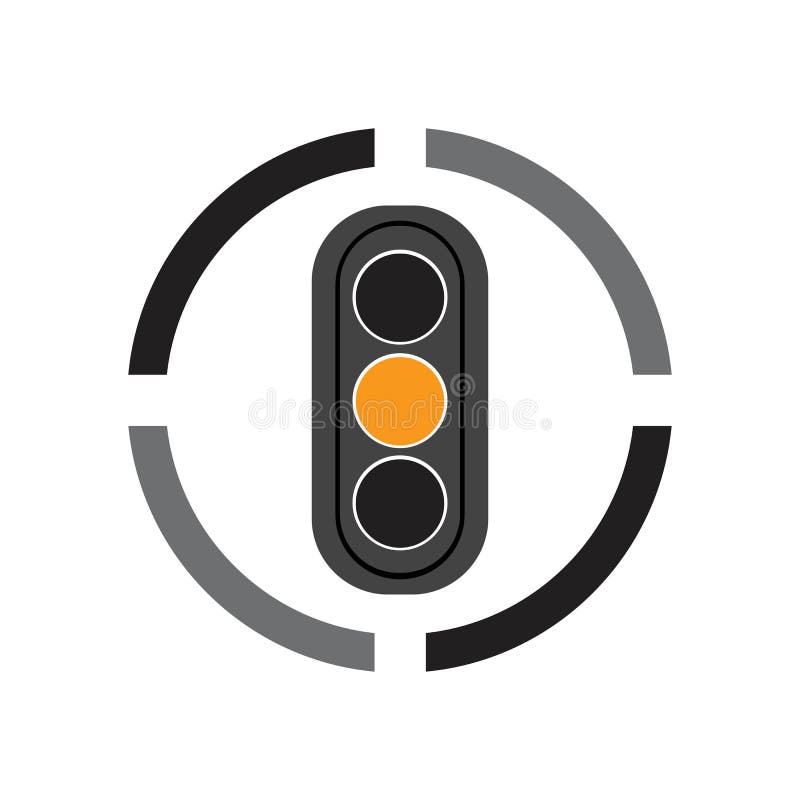 Traffic lights stock vector. Illustration of stop, illuminated - 161950559