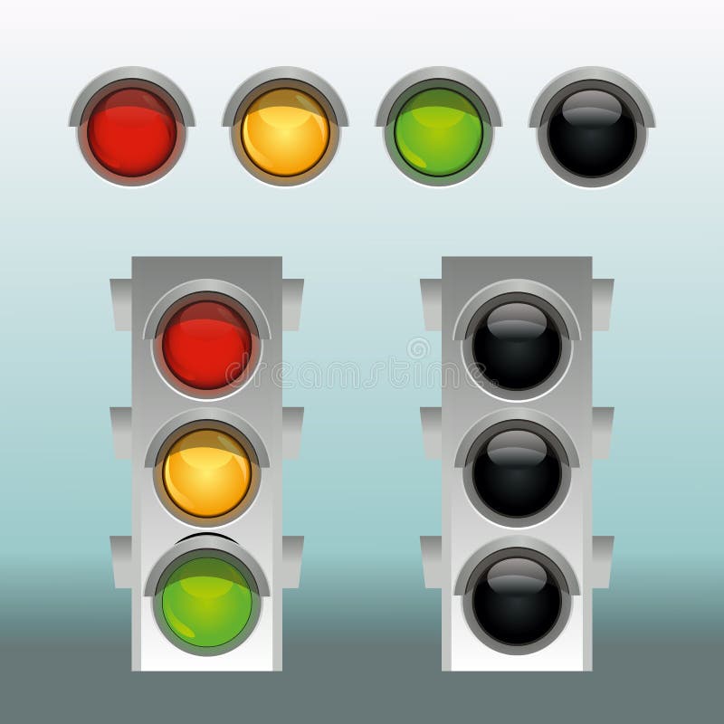 Traffic Lamp Two Stock Illustrations – 208 Traffic Lamp Two Stock ...