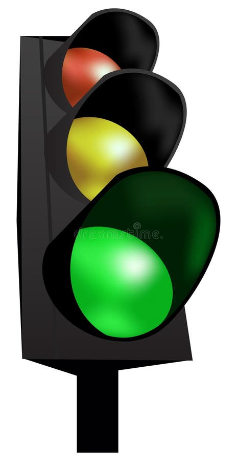 Traffic lights vector stock vector. Illustration of light - 7228291