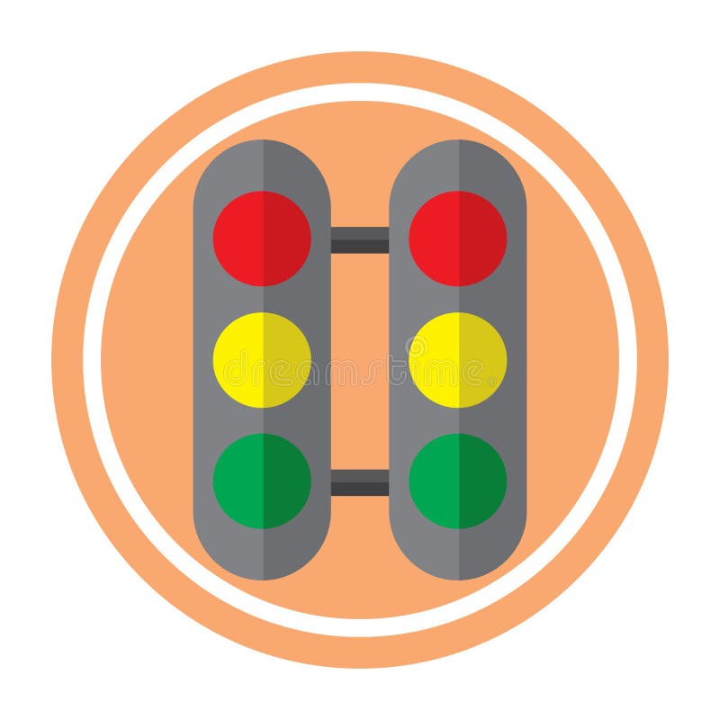 Traffic Lights. Vector Illustration Decorative Design Stock Vector ...