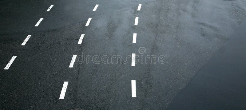 Traffic Lines On Asphalt Picture. Image: 5368835