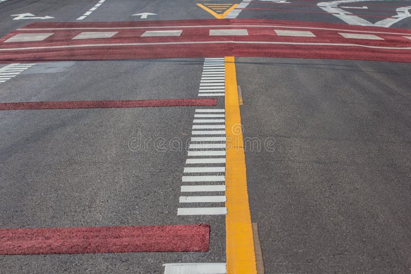 Traffic lines. stock photo. Image of motorway, road, asphalt - 68517414