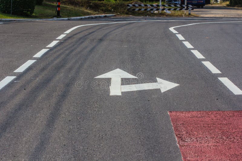 Traffic lines. stock photo. Image of dirty, road, angle - 68517698