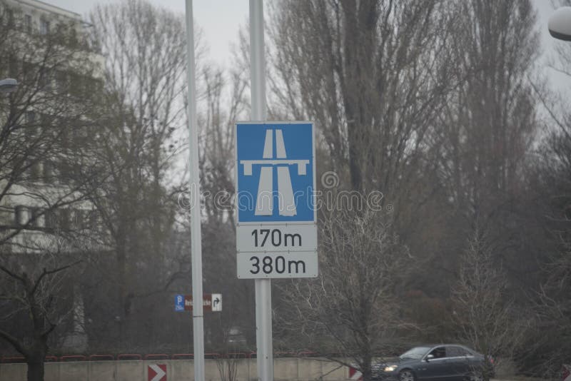 Traffic Management and Road Signs Stock Image - Image of telematics ...