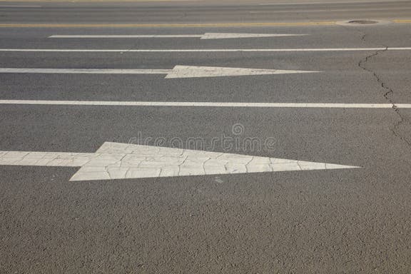 Traffic Mark on the Asphalt Road Stock Photo - Image of roads ...
