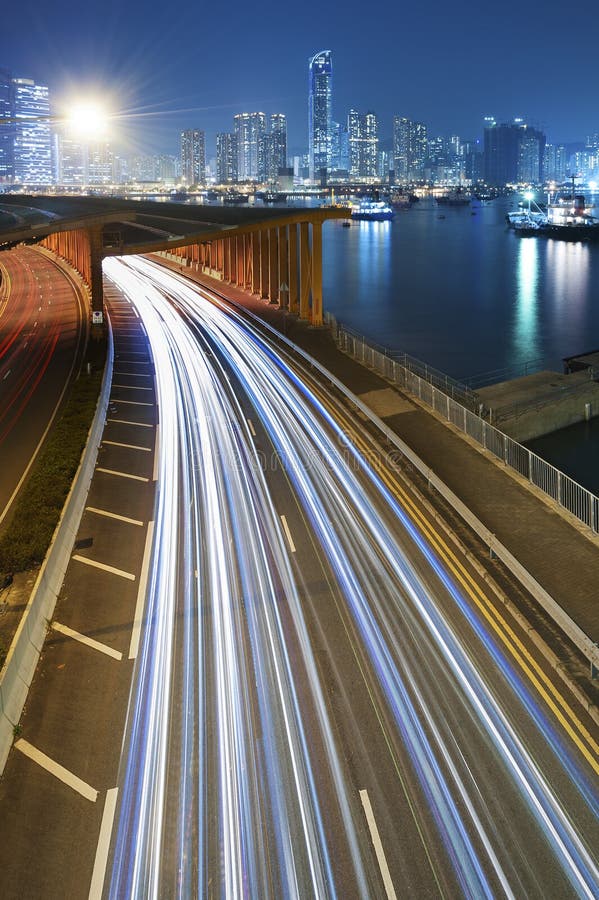 Traffic stock image. Image of harbour, hong, downtown - 43820543