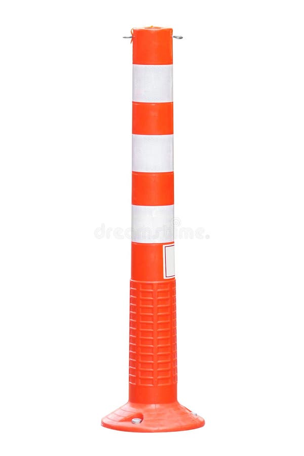Traffic Pole Isolated on White Background Stock Photo - Image of danger ...