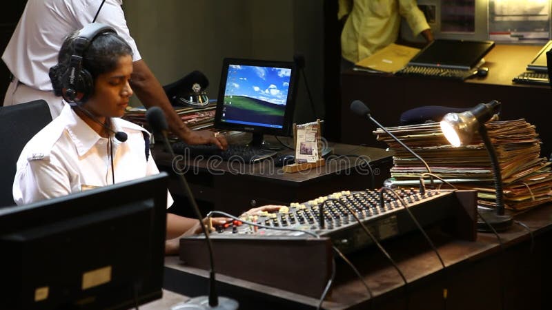 Traffic Police Control Room India Stock Video - Video of people ...
