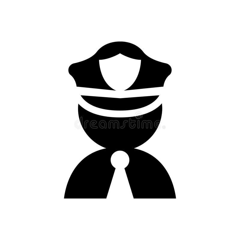 Traffic police icon stock vector. Illustration of career - 278220593