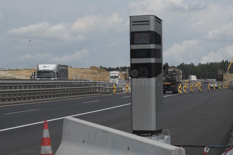 Traffic Radar for Speed Measurement Editorial Image - Image of means ...
