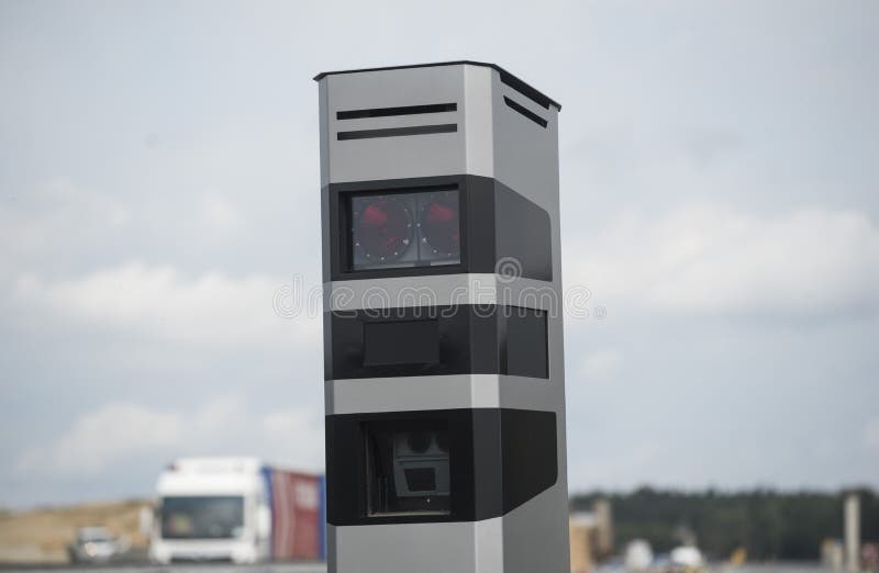 Traffic Radar for Speed Measurement Editorial Stock Photo - Image of ...