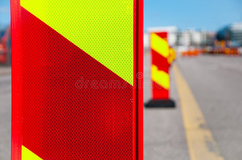Traffic reroute signs stock image. Image of sign, blue - 14822777