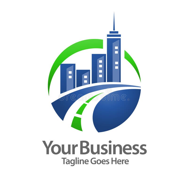 Traffic Road in City for Your Design Stock Vector - Illustration of ...