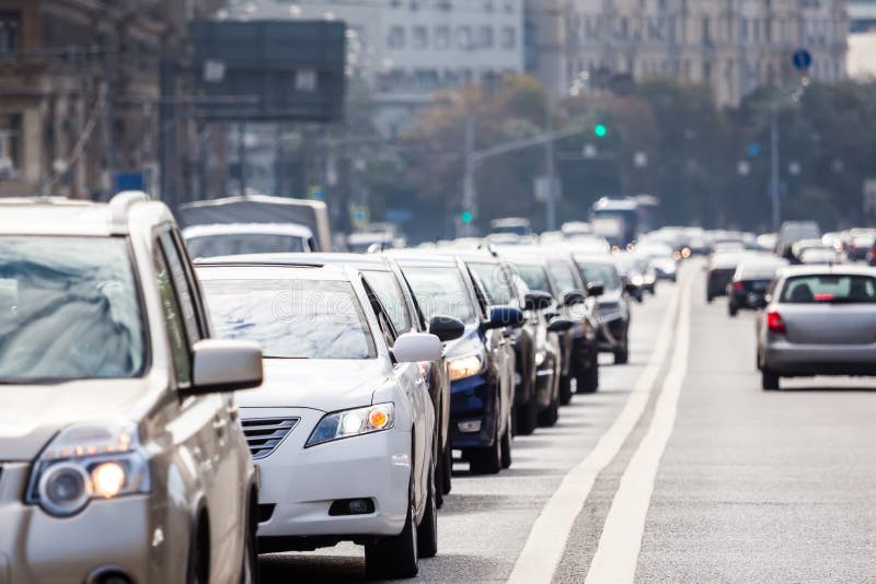 Traffic on the road stock photo. Image of auto, traffic - 87511274