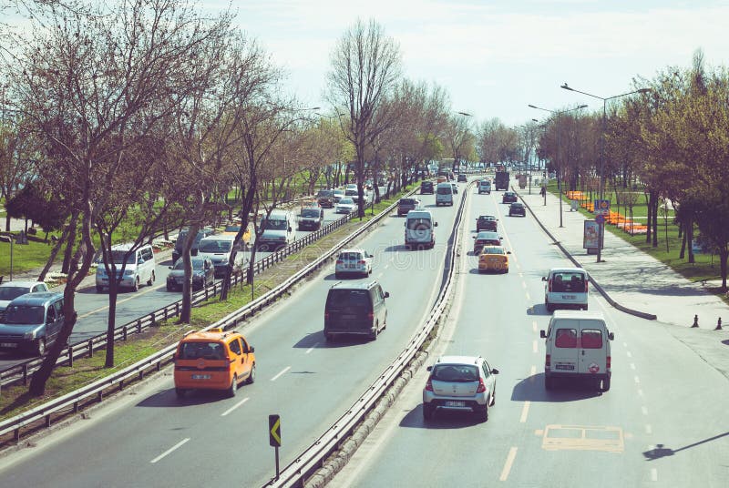 Traffic road editorial stock image. Image of control - 55084389