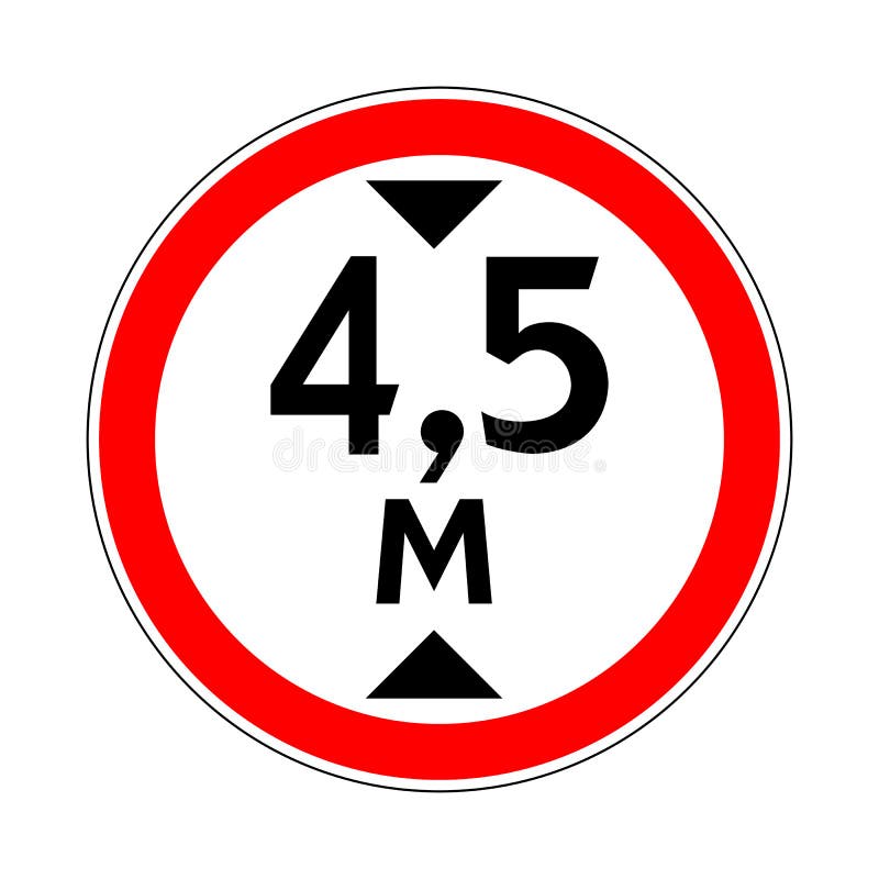 Maximum Height Sign Stock Illustrations – 180 Maximum Height Sign Stock ...