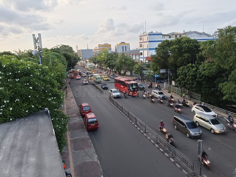 Traffic Scene in the Afternoon Editorial Photography - Image of freeway ...
