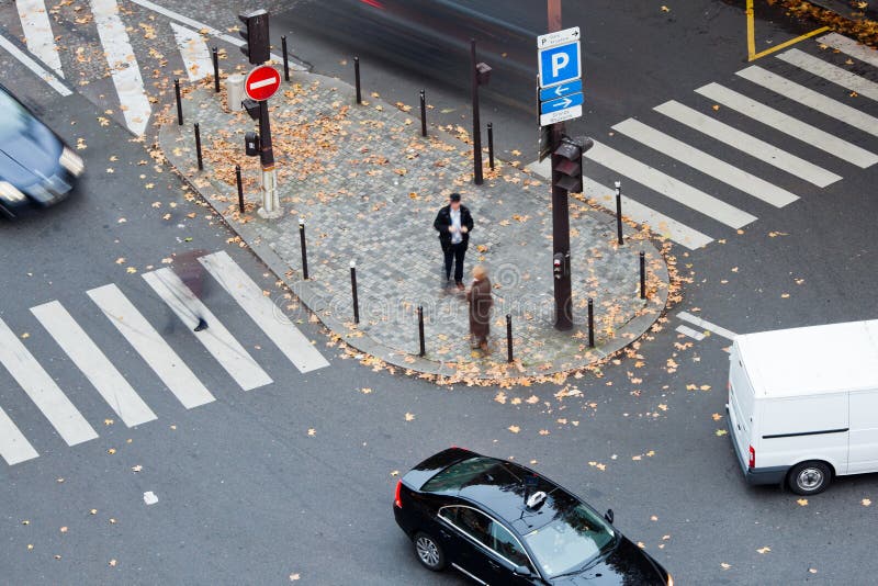 Traffic scene in the city stock photo. Image of stripes - 28142894