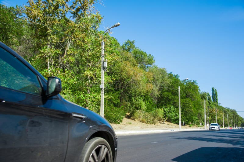 Traffic Security Camera Surveillance Stock Photo - Image of street ...