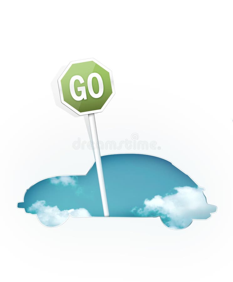 Go Sign stock illustration. Illustration of industry, designs - 55906
