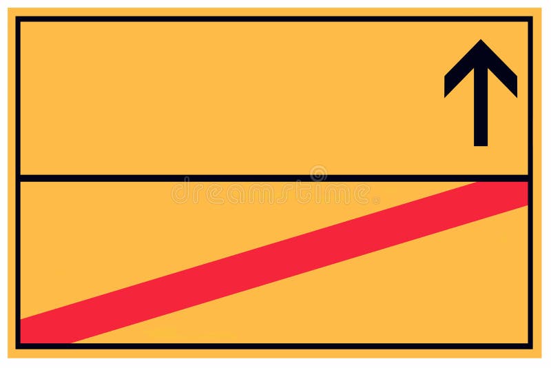Road Separation Sign Stock Illustrations – 320 Road Separation Sign ...