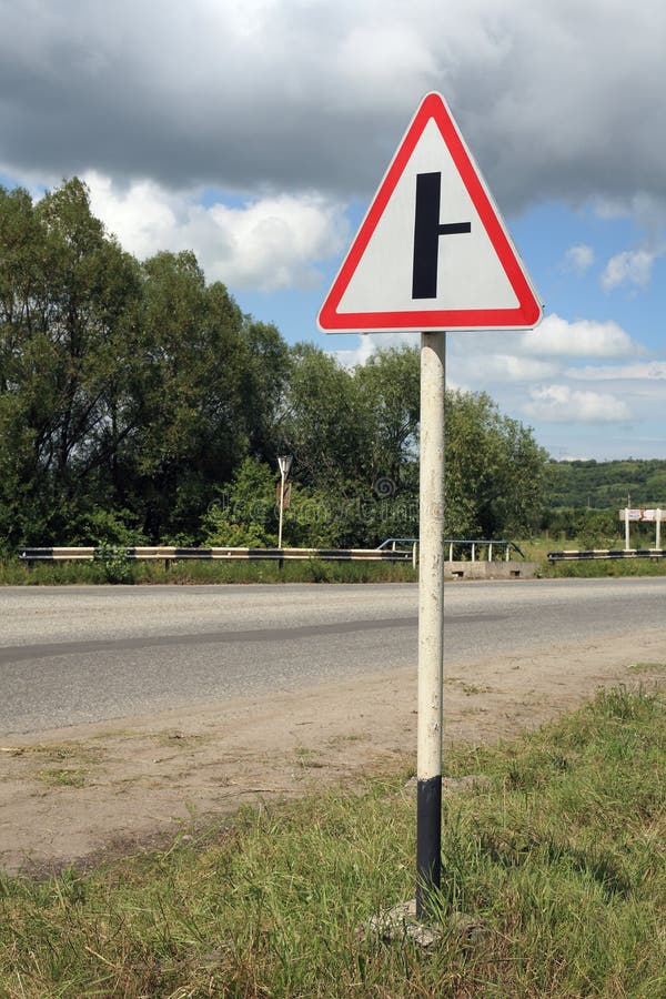 Traffic sign stock photo. Image of ground, roadside, sign - 28484614