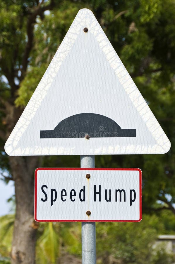Traffic Sign stock photo. Image of speeding, bump, street - 9181974