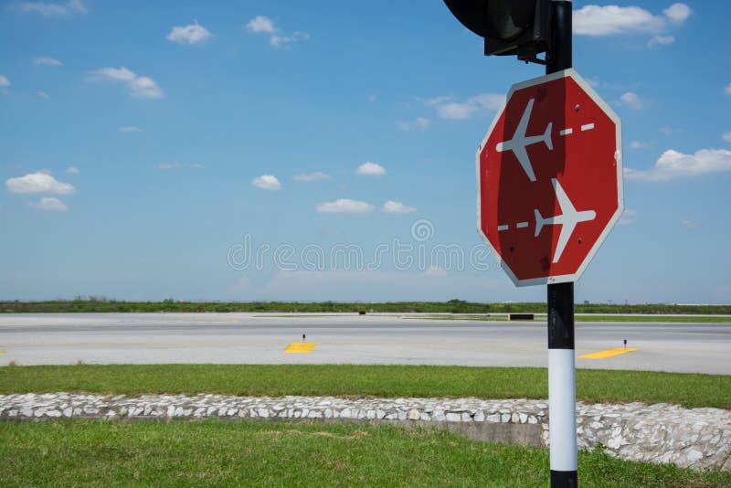 Airplane traffic sign stock photo. Image of color, aircraft - 17164432