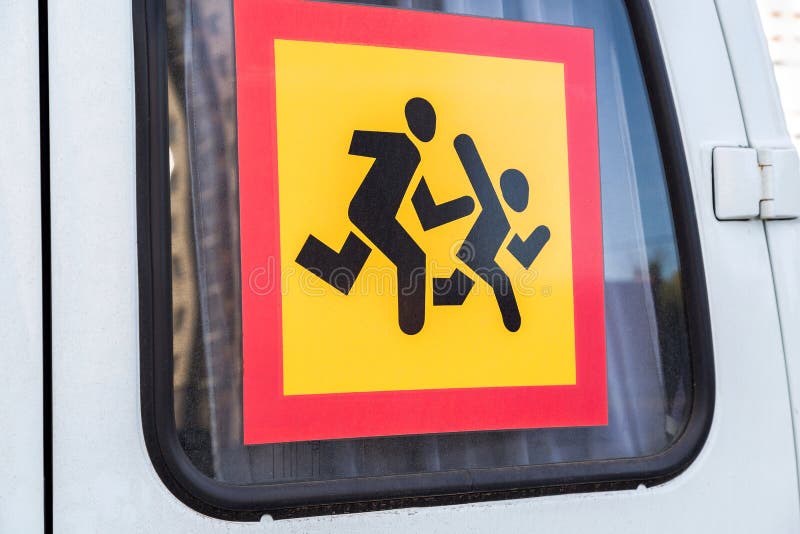 Sign on the board of car stock image. Image of traffic - 100357757