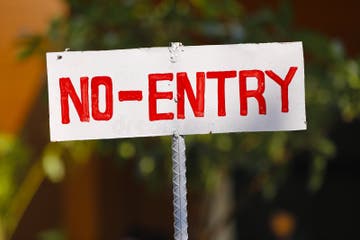 104 No Entry Board Traffic Sign Stock Photos - Free & Royalty-Free ...