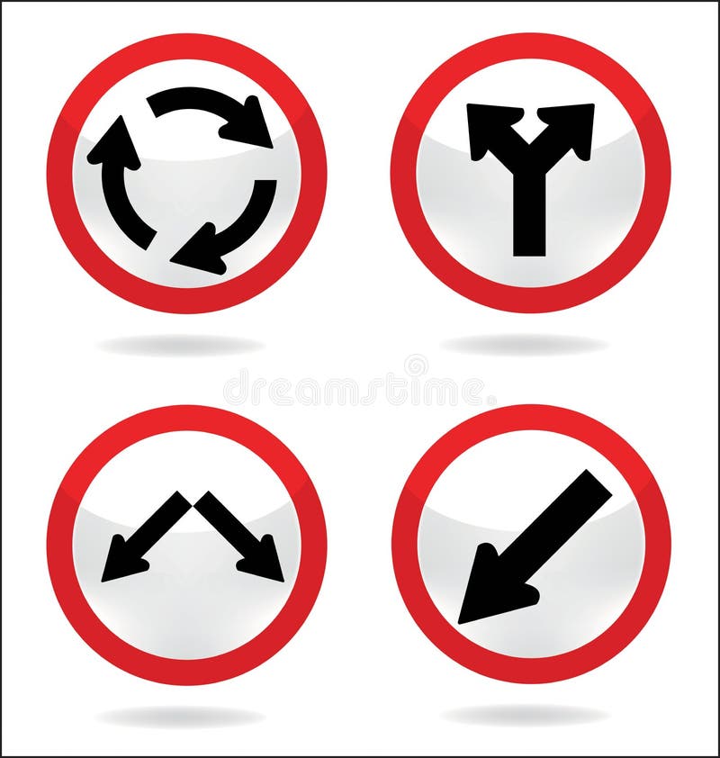 Traffic sign of circle stock vector. Illustration of comunication ...