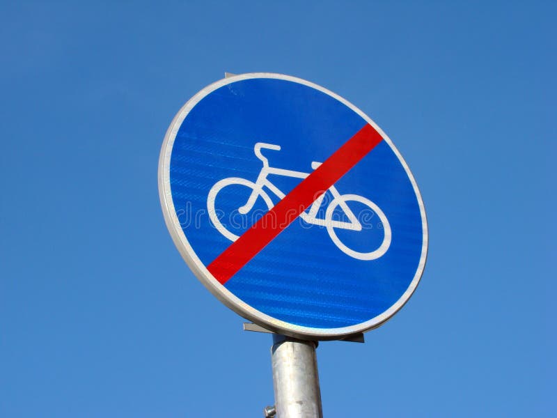 104 End Cycle Lane Sign Stock Photos - Free & Royalty-Free Stock Photos ...