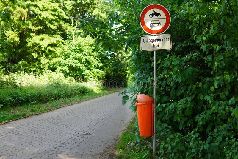 Traffic Sign Entry is Prohibited Stock Photo - Image of white ...