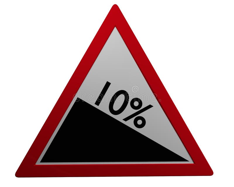 Traffic sign: gradient stock illustration. Illustration of gradient ...