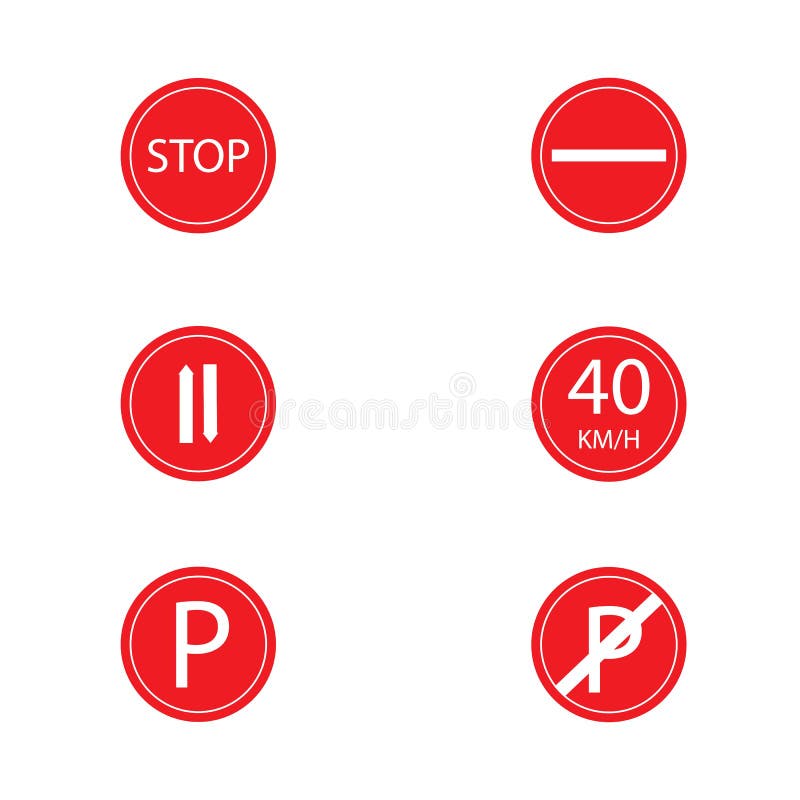 Traffic sign logo vector stock vector. Illustration of information ...