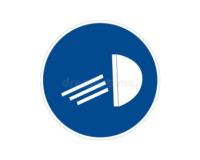 Traffic Sign Warning about Crosswind from the Left Icon. Windsock ...