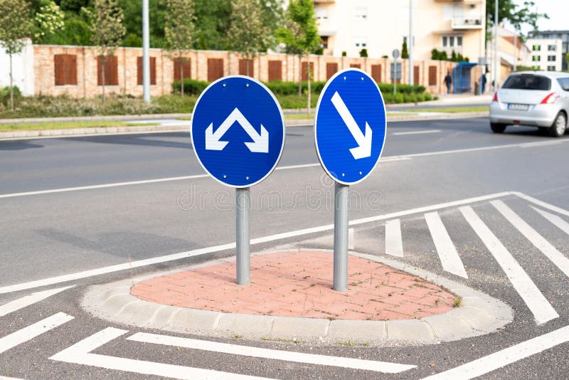Traffic sign on the road stock image. Image of travel - 184048269
