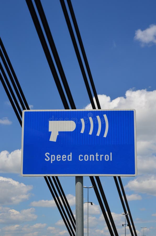 Traffic sign speed control stock photo. Image of speed - 75472894