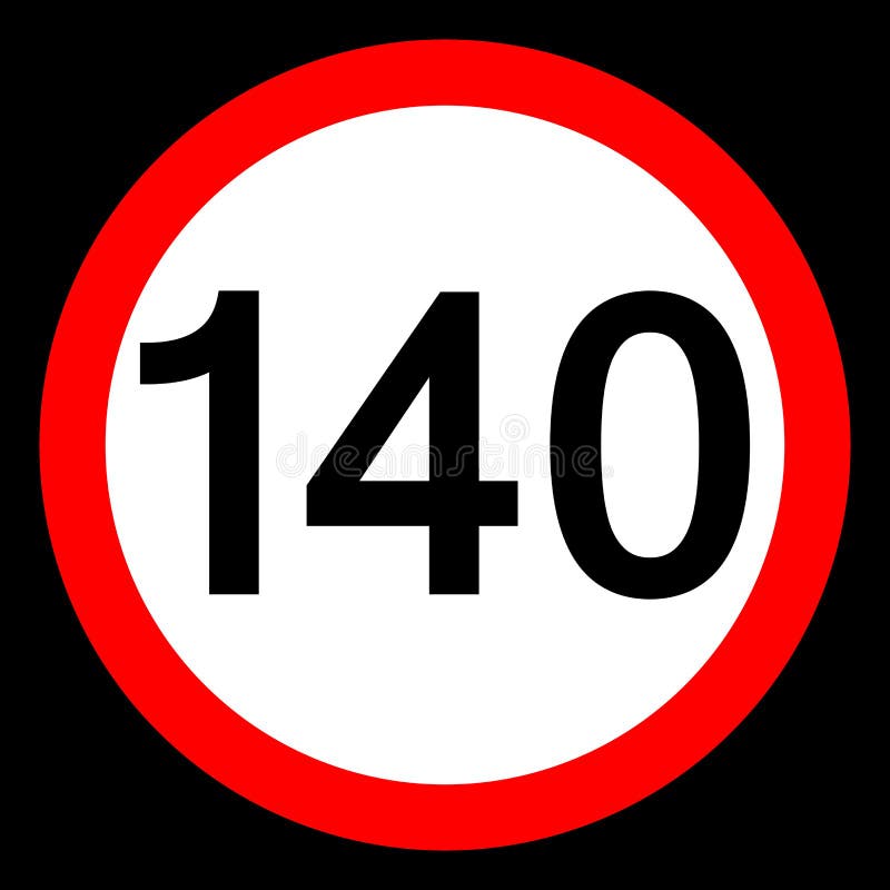 Speed Limit 140 Stock Illustrations – 36 Speed Limit 140 Stock ...