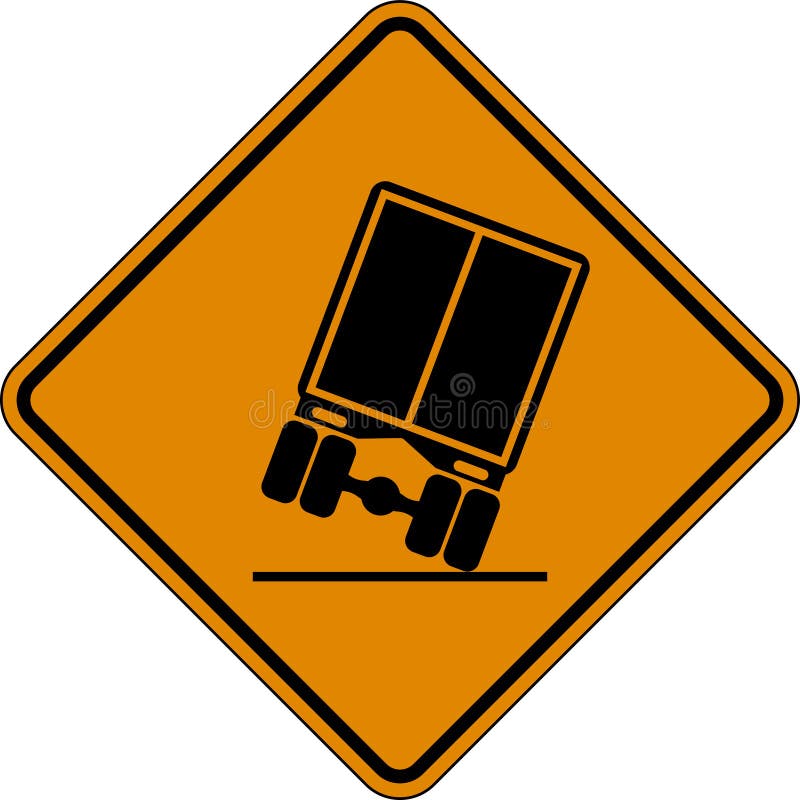 Caution Sign Triangle Truck Stock Illustrations – 944 Caution Sign ...