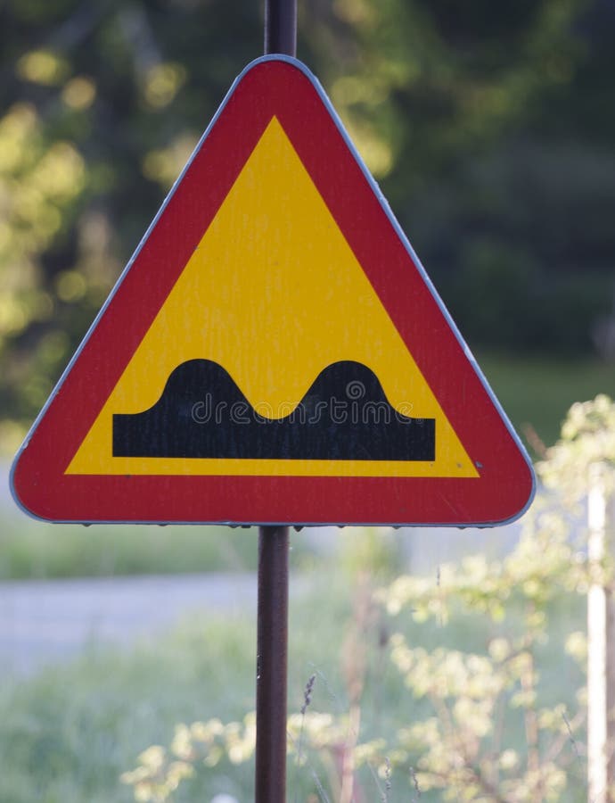 Uneven Road Surface Traffic Sign Stock Photos - Free & Royalty-Free ...